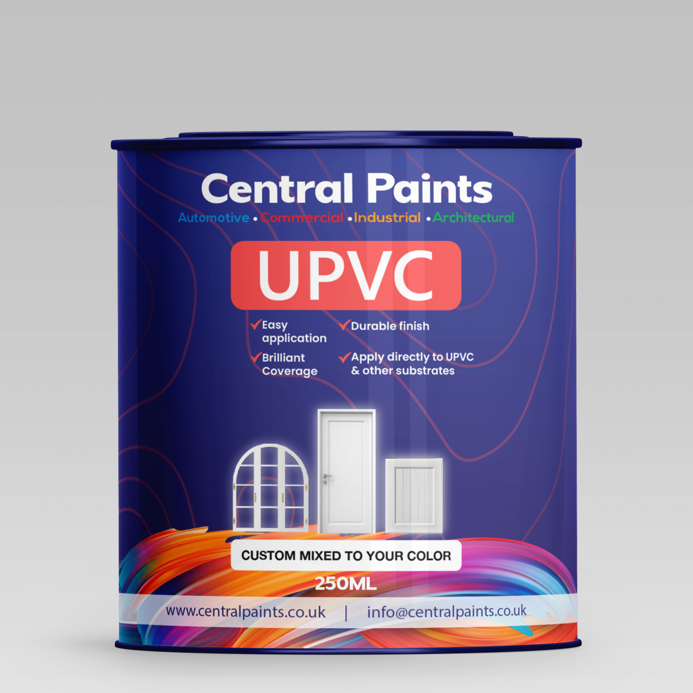 RAL 5005 Signal Blue uPVC PVC Spray Paint For Windows Doors Frames ...