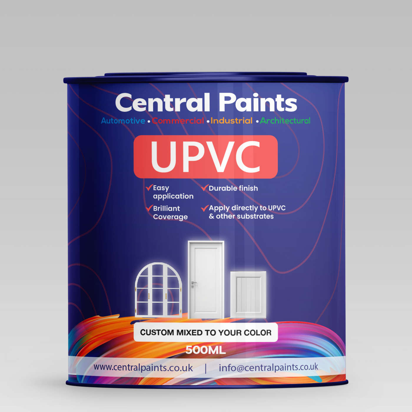 RAL 3000 Flame Red uPVC PVC Spray Paint For Windows Doors Frames ...