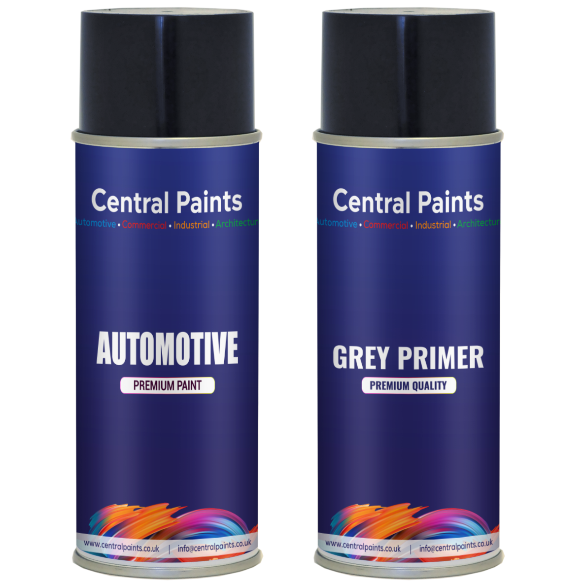 Central Paints Basecoat Aerosol & Primer Kit To Registration Number