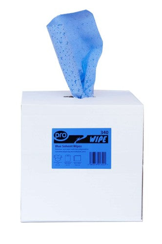 Pro Wipe Blue Solvent Wipes 260 Sheets - PRO Blue Solvent Wipe ...