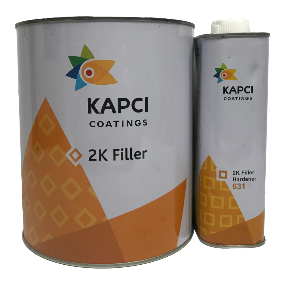 Kapci 2K High Build White Primer 3.75 Litre Kit — Central Paints