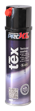 ProXL Protex Textured Plastic Coating Black Aerosol 500ML — Central Paints