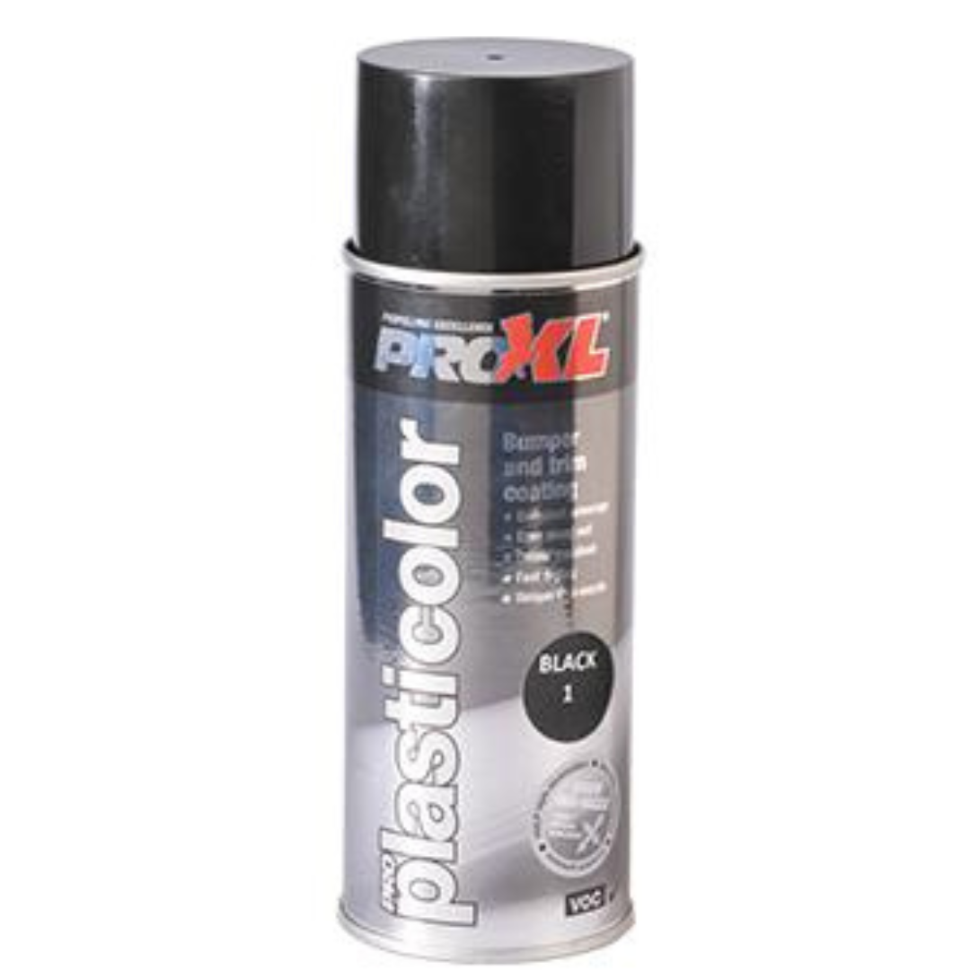 ProXL Plasticolour Aerosol Black 400ml - Easy To Use — Central Paints